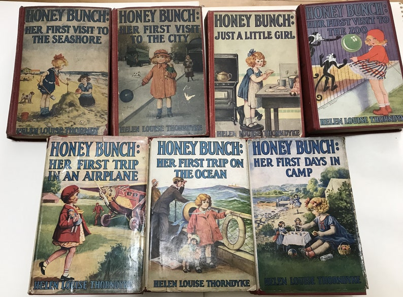 Vintage Antique Honey Bunch Books – Set of 7 – Helen Louise Thorndyke - Etsy