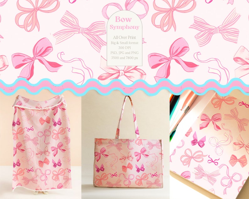 Girly Digital Paper Collection Coquette Digital Paper Girly Pattern ...