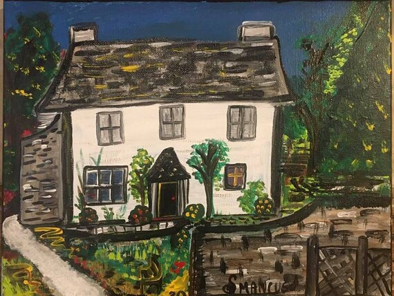 My Version of the Beatrix Potter House Acrylic on Canvas Known - Etsy UK