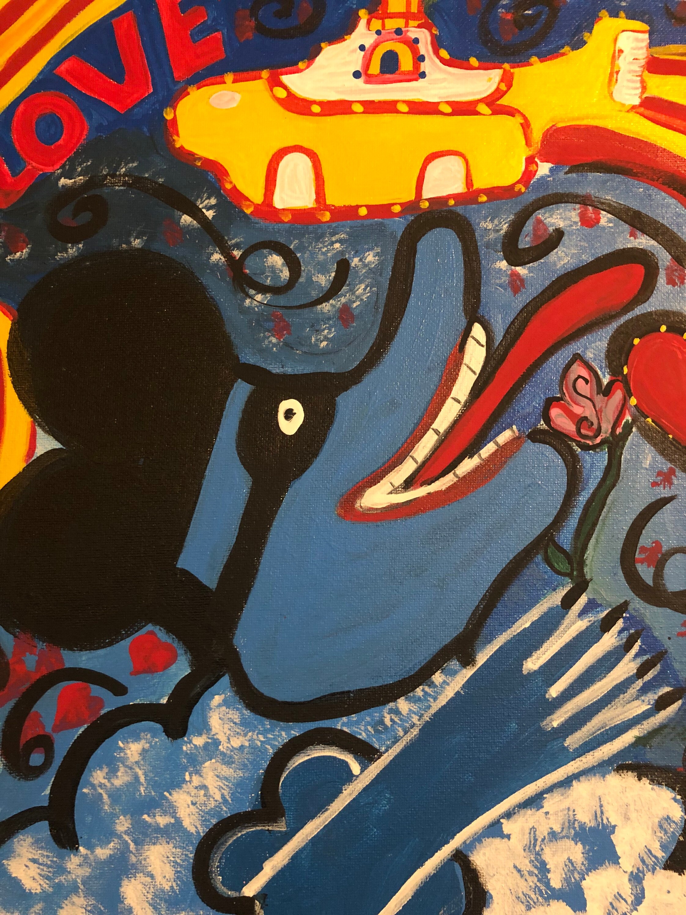 Beatles Yellow Submarine Blue Meanie - Etsy