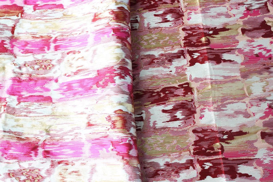 Fabric by the Yard - Genova - Red - Etsy