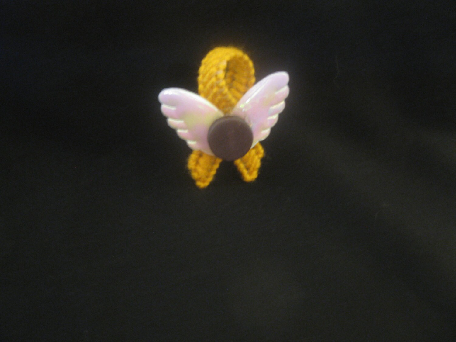 Plastic Canvas Cancer Awareness Angel Magnet - Etsy