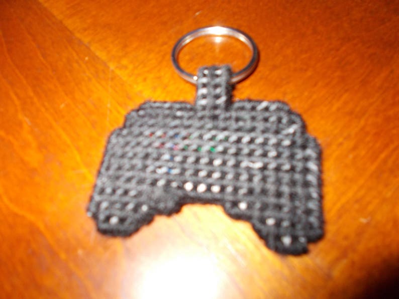 Plastic Canvas Game Controller Keyring - Etsy