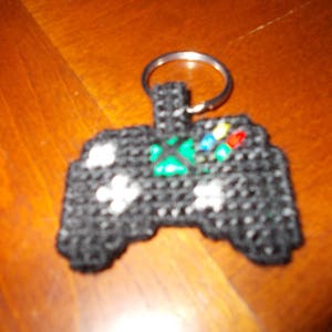 Plastic Canvas Game Controller Keyring - Etsy
