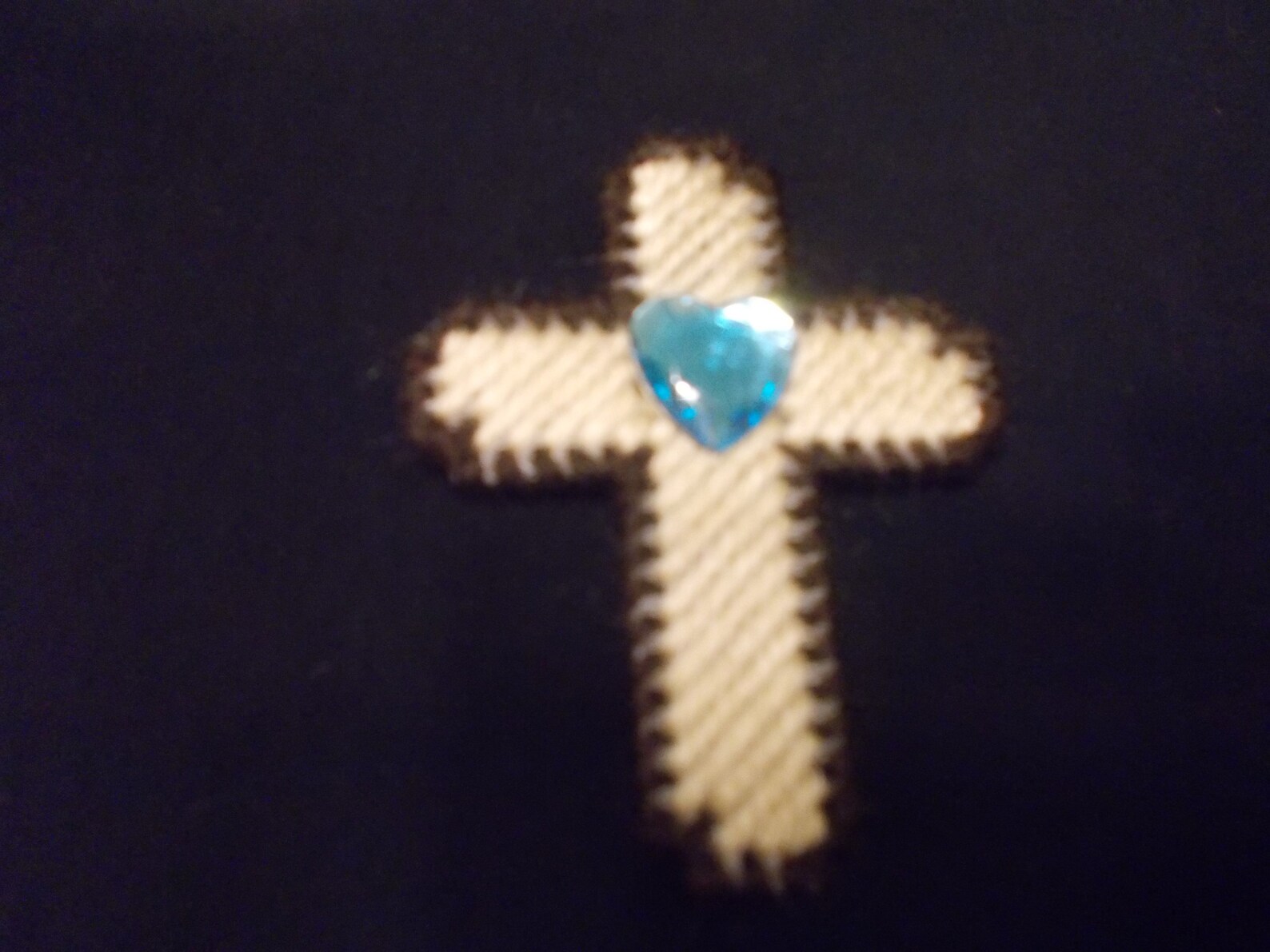 Plastic Canvas Cross Magnet - Etsy
