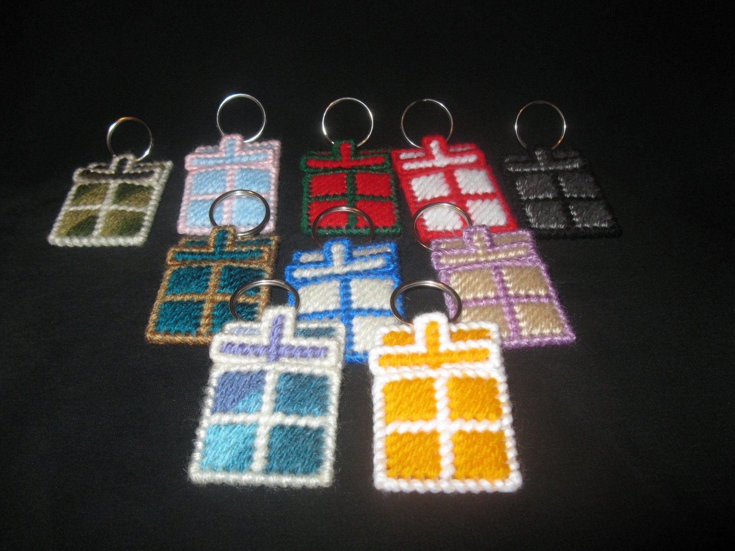 Plastic Canvas Cross in My Pocket Keychain Design 2 - Etsy