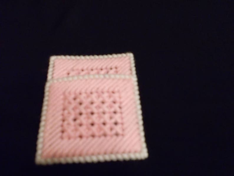 Plastic Canvas Pocket Cancer Awareness Ribbon - Etsy