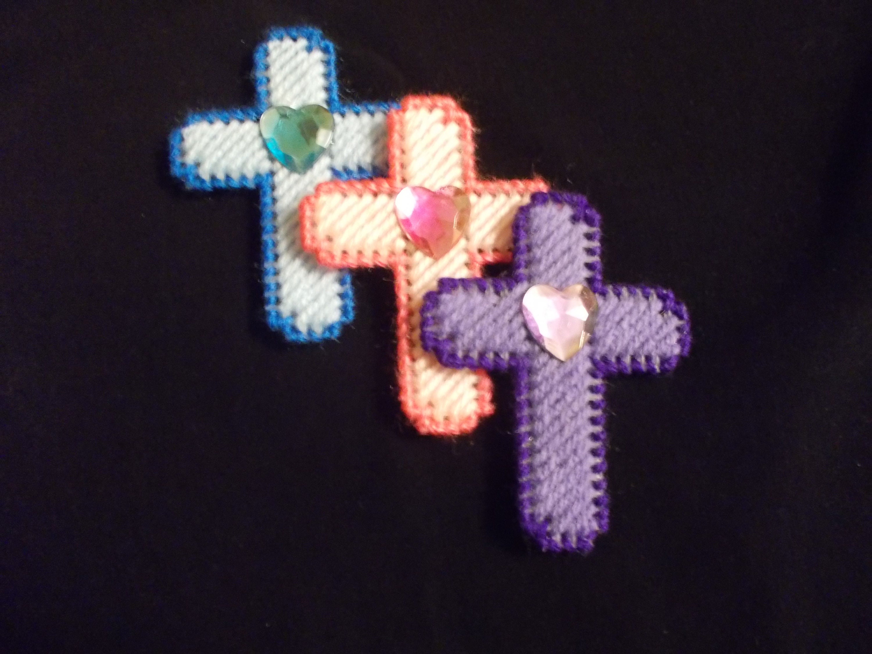 Plastic Canvas Cross Magnet - Etsy