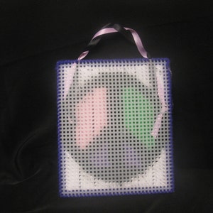 Plastic Canvas Peace Sign Wall Hanging - Etsy