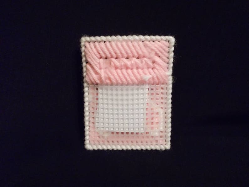Plastic Canvas Pocket Cancer Awareness Ribbon - Etsy