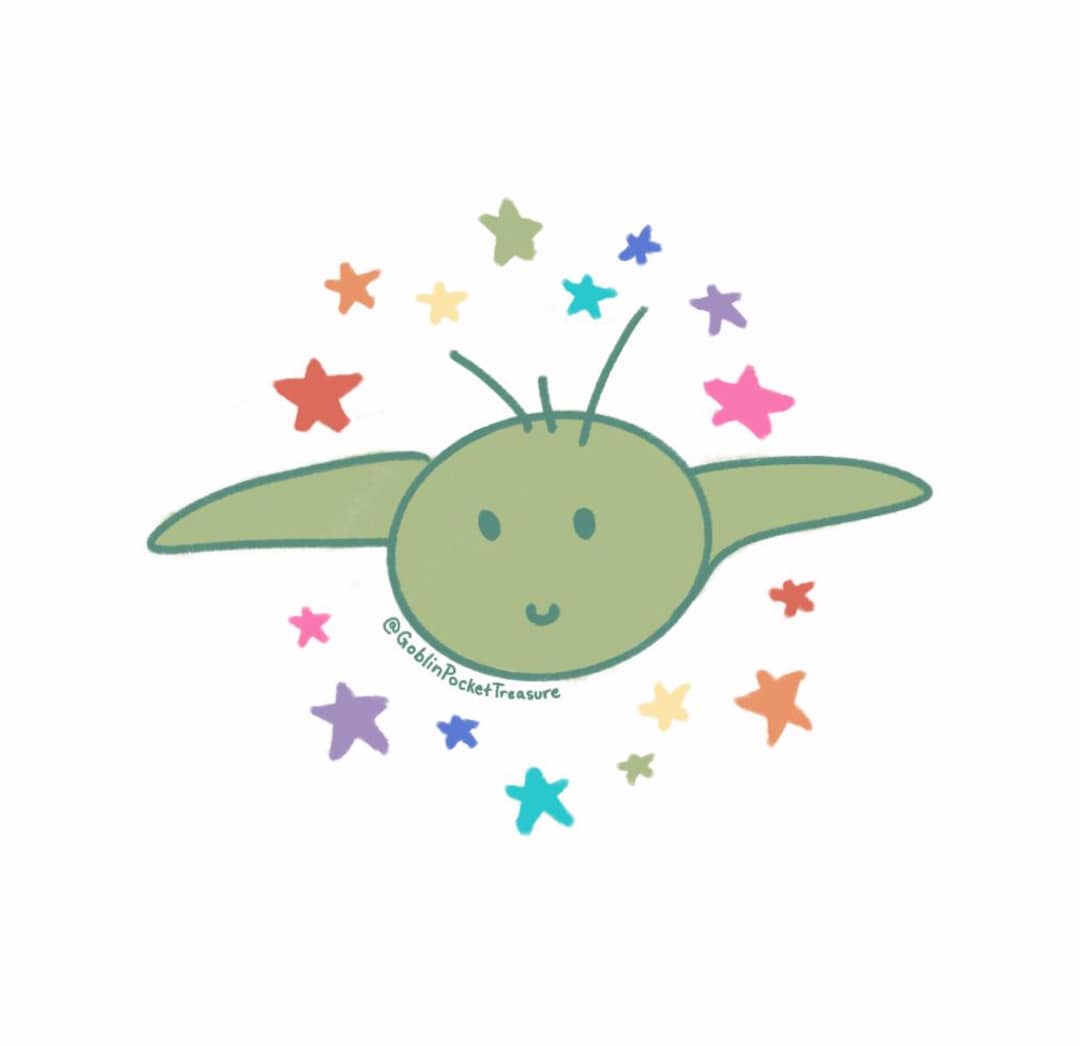 Cute Goblin Sticker (goblinpockettreasure Logo) - Etsy
