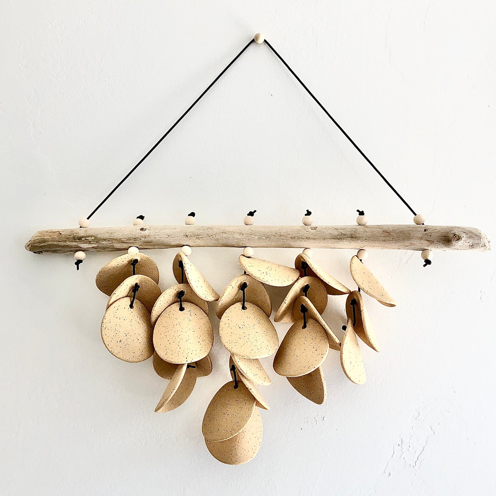 Ceramic Wall Chimes - Ceramic Wall Hanging, Wall Art, Modern, Minimal ...