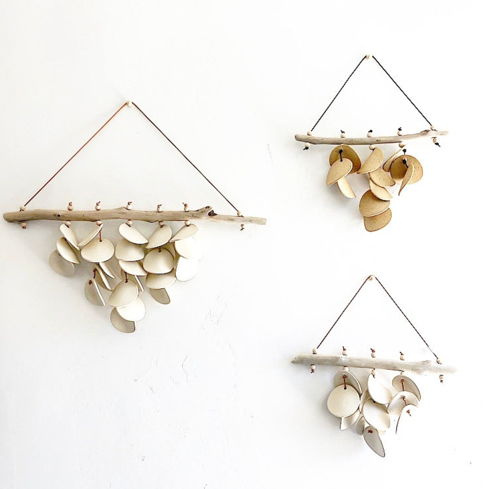 Ceramic Wall Chimes - Ceramic Wall Hanging, Wall Art, Modern, Minimal ...