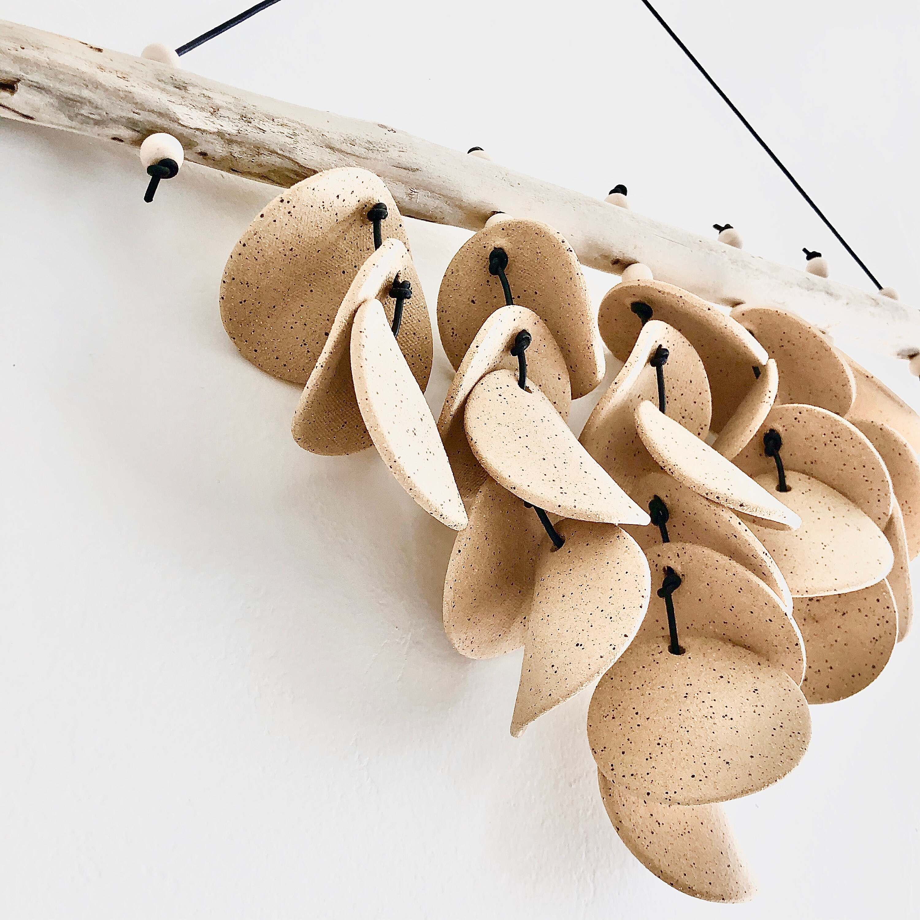 Ceramic Wall Chimes - Ceramic Wall Hanging, Wall Art, Modern, Minimal ...