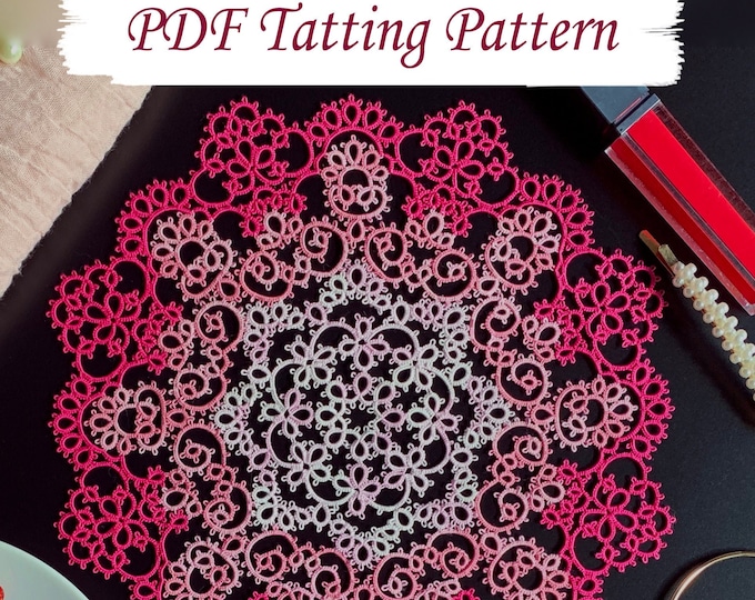 PDF Shuttle Tatting Pattern Doily 3 - Etsy