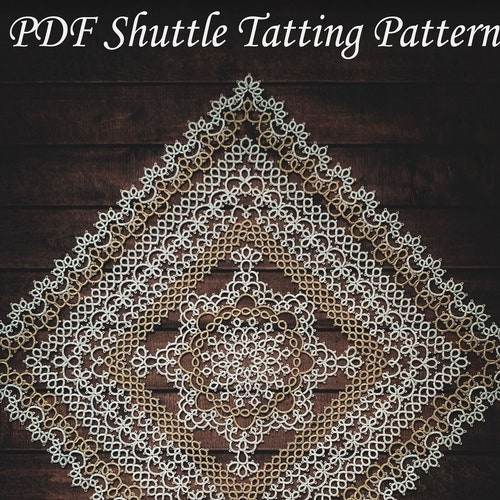 Tatting Pattern PDF lace Heart for Shuttle. - Etsy