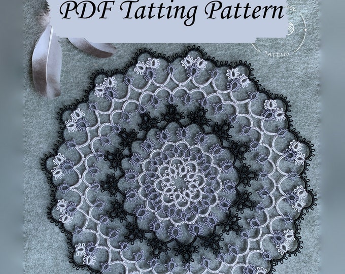 PDF Shuttle Tatting Pattern Doily 3 - Etsy