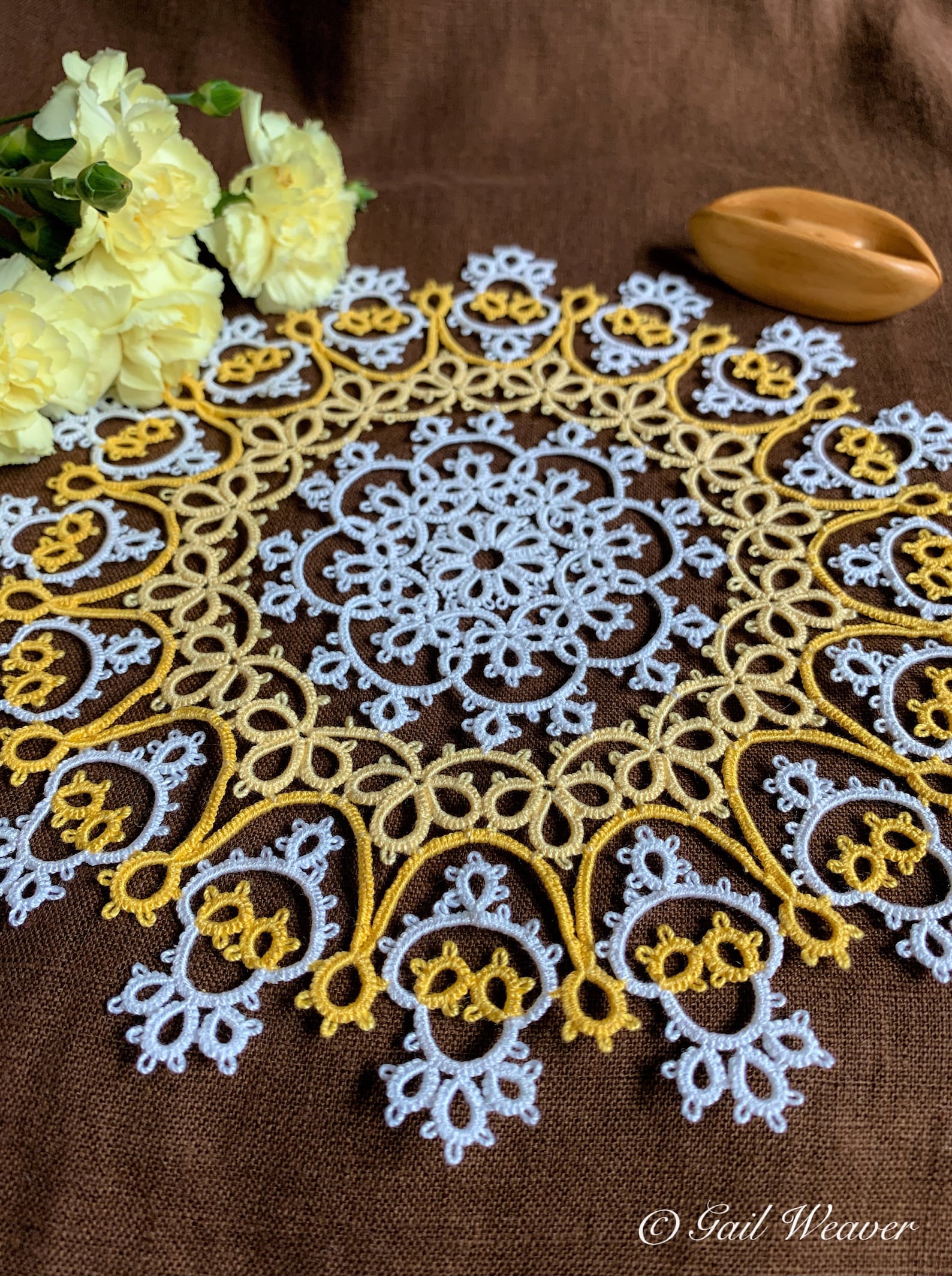 PDF Shuttle Tatting Pattern Doily 2 - Etsy Canada