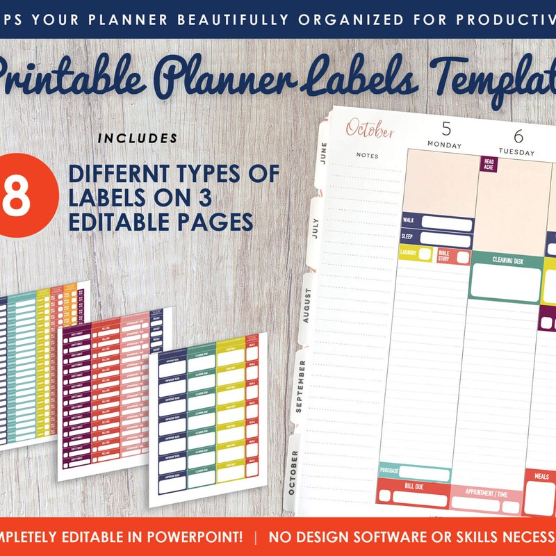 Planner Labels - Etsy
