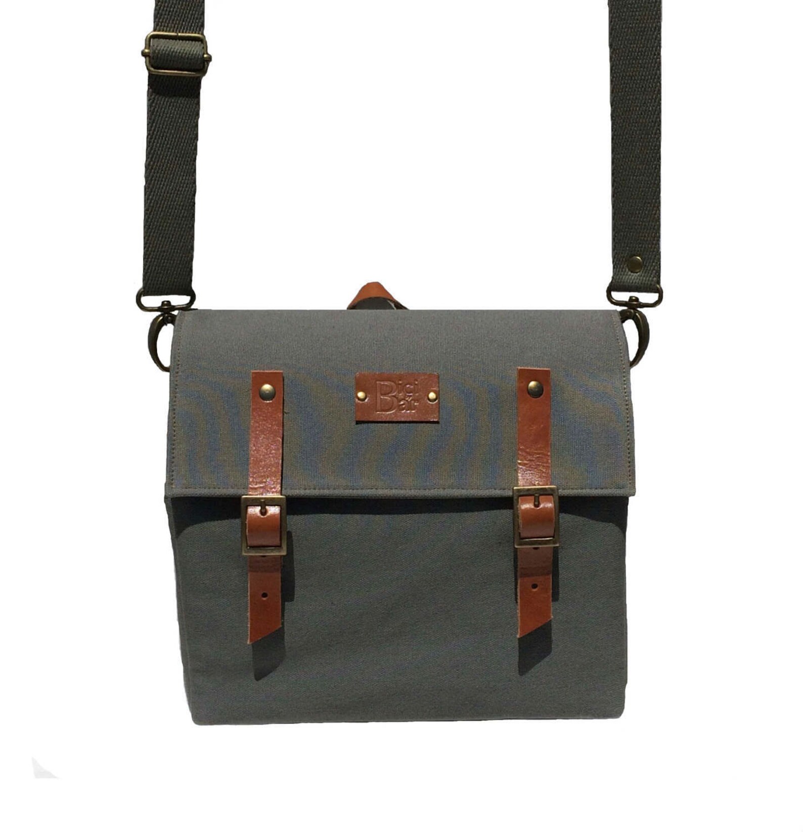 Bicycle Pannier/green Military Canvas Pannier/bicycle - Etsy