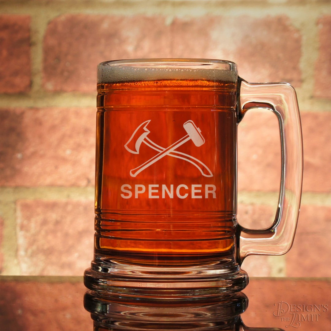 Personalized Barrel Beer Mug Engraved each With Mini Beer - Etsy