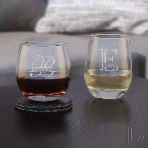 Personalized Wine Glasses Etsy