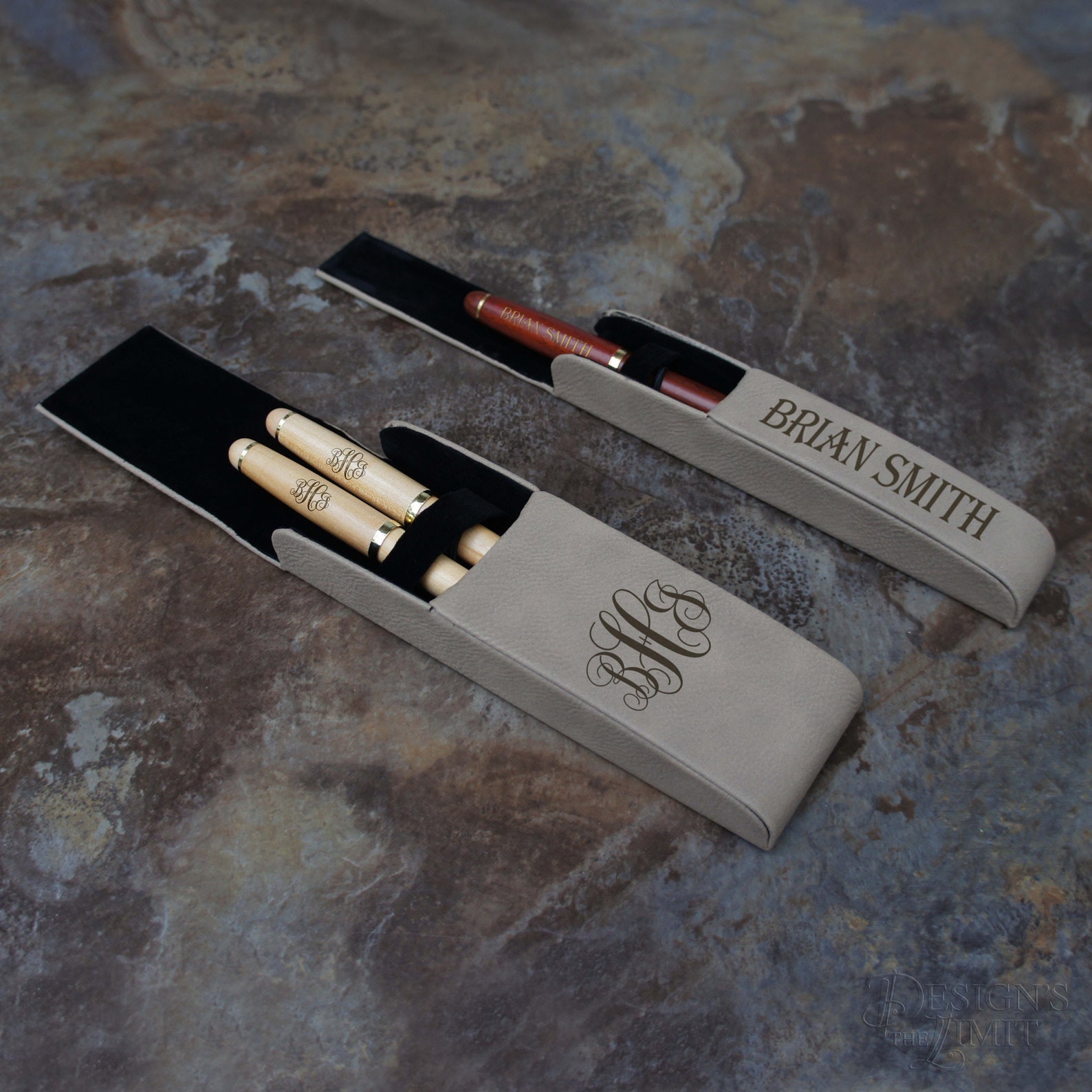 Personalized Travel Pen Case Engraved With Font Selection - Etsy