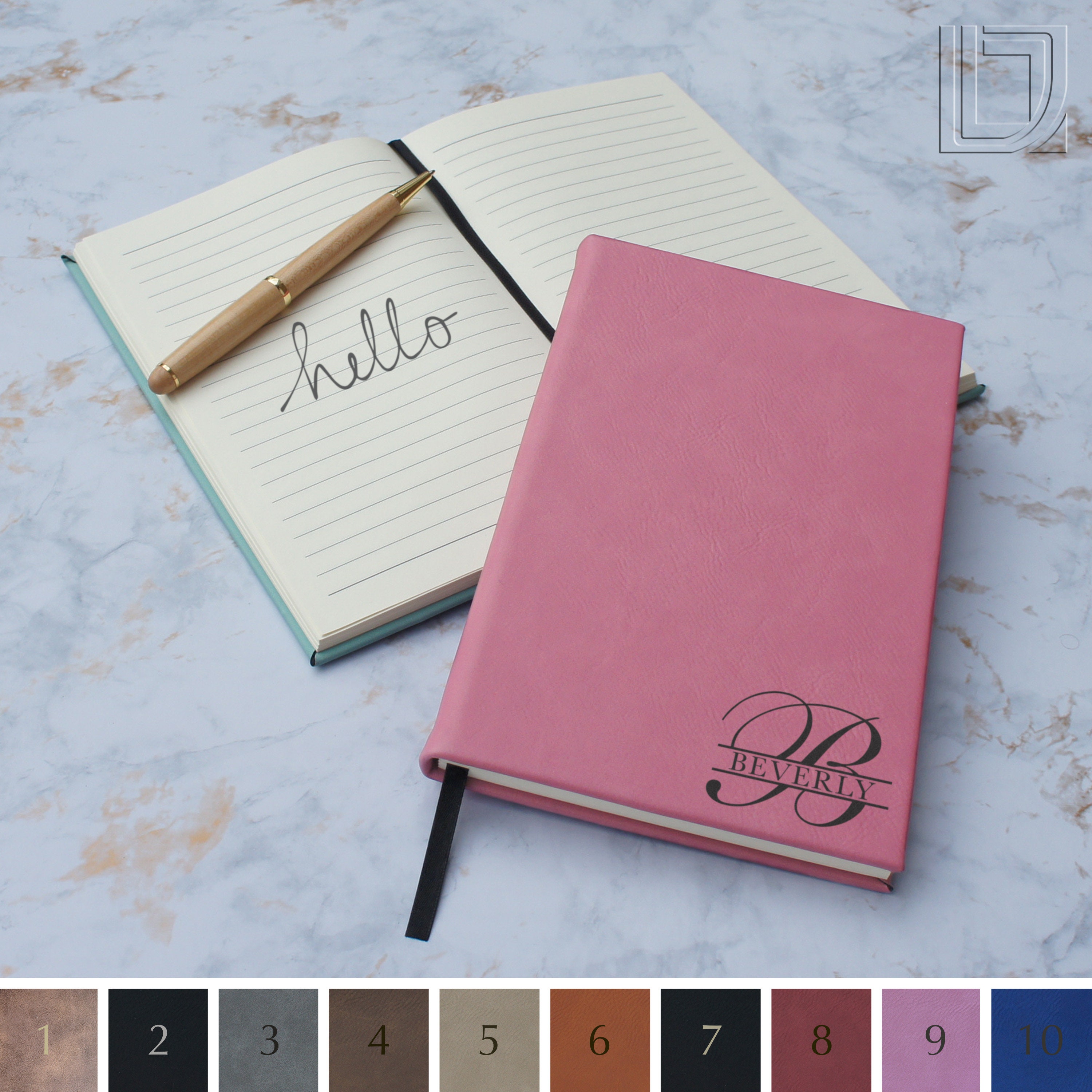 Personalized Notebook Personalized Journal Engraved with | Etsy