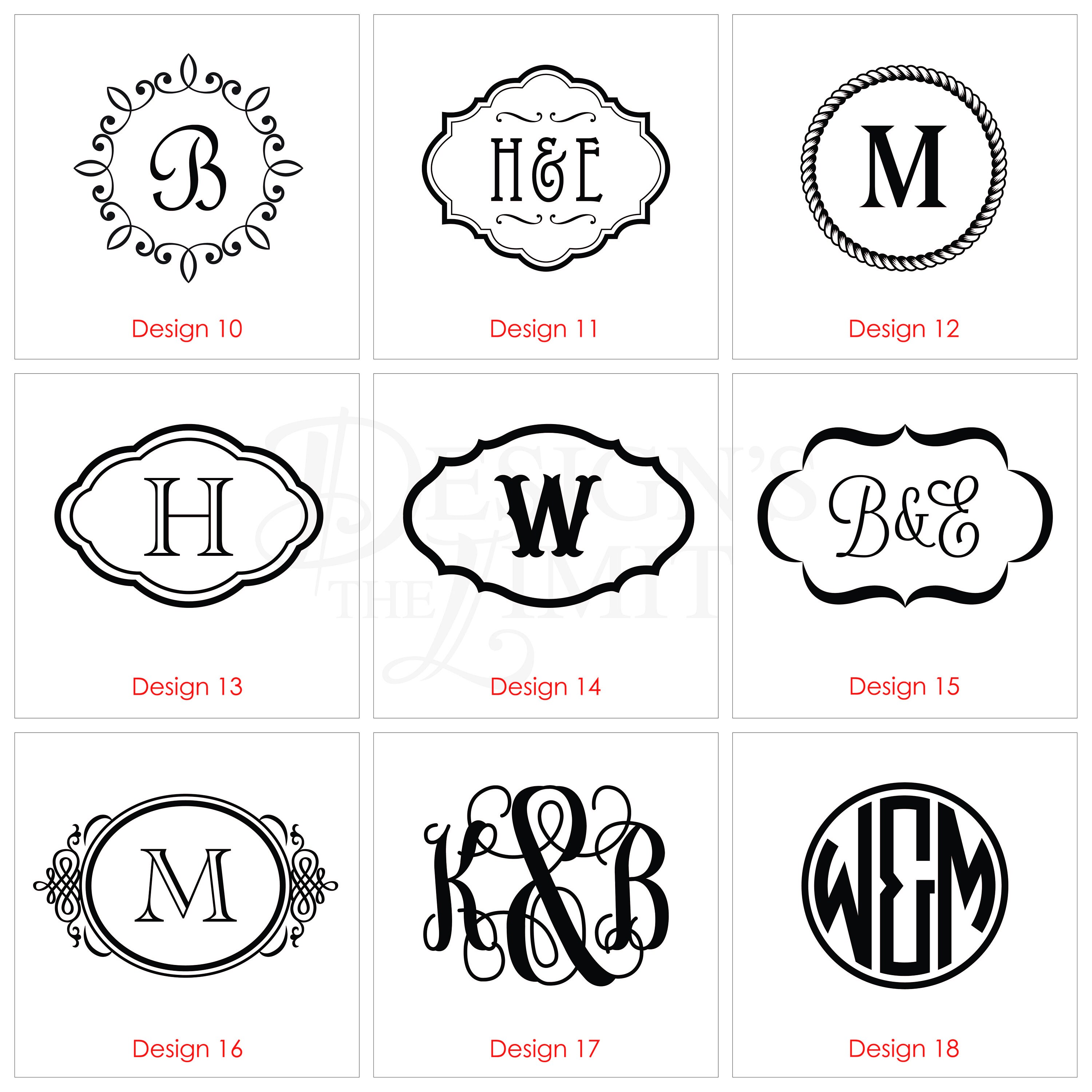 Personalized Glass Can Engraved With Monogram Design Options and Font ...