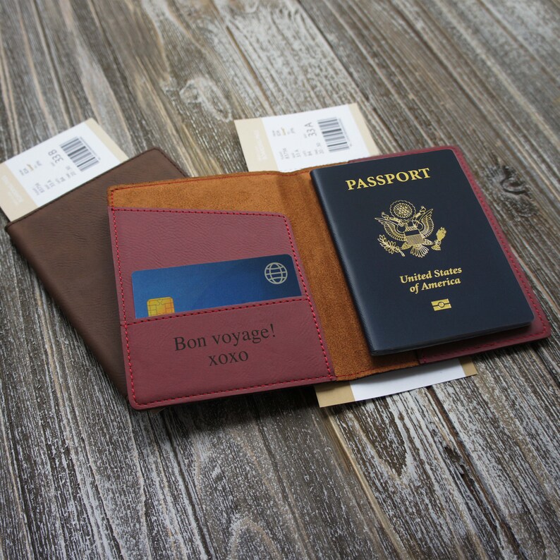 Personalized Passport Engraved With Choice of Text or Monogram | Etsy