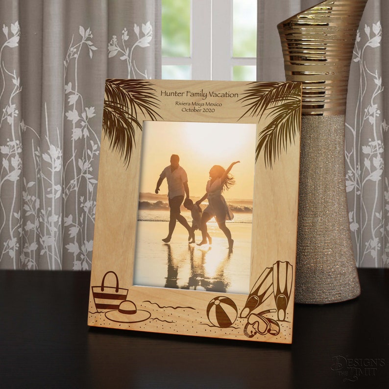 Caribbean Inspired Personalized Picture Frame With Your Choice of Any ...