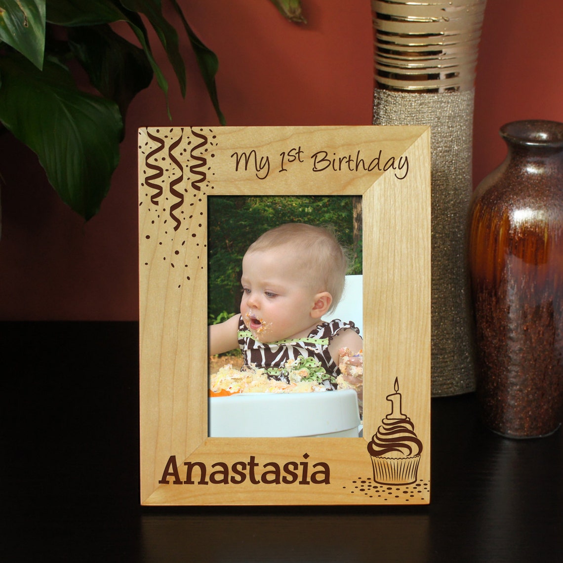 Personalized First Birthday Custom Picture Frame Design | Etsy
