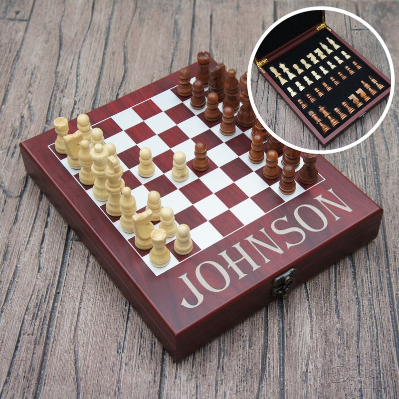 Engraved Chess Board - Etsy