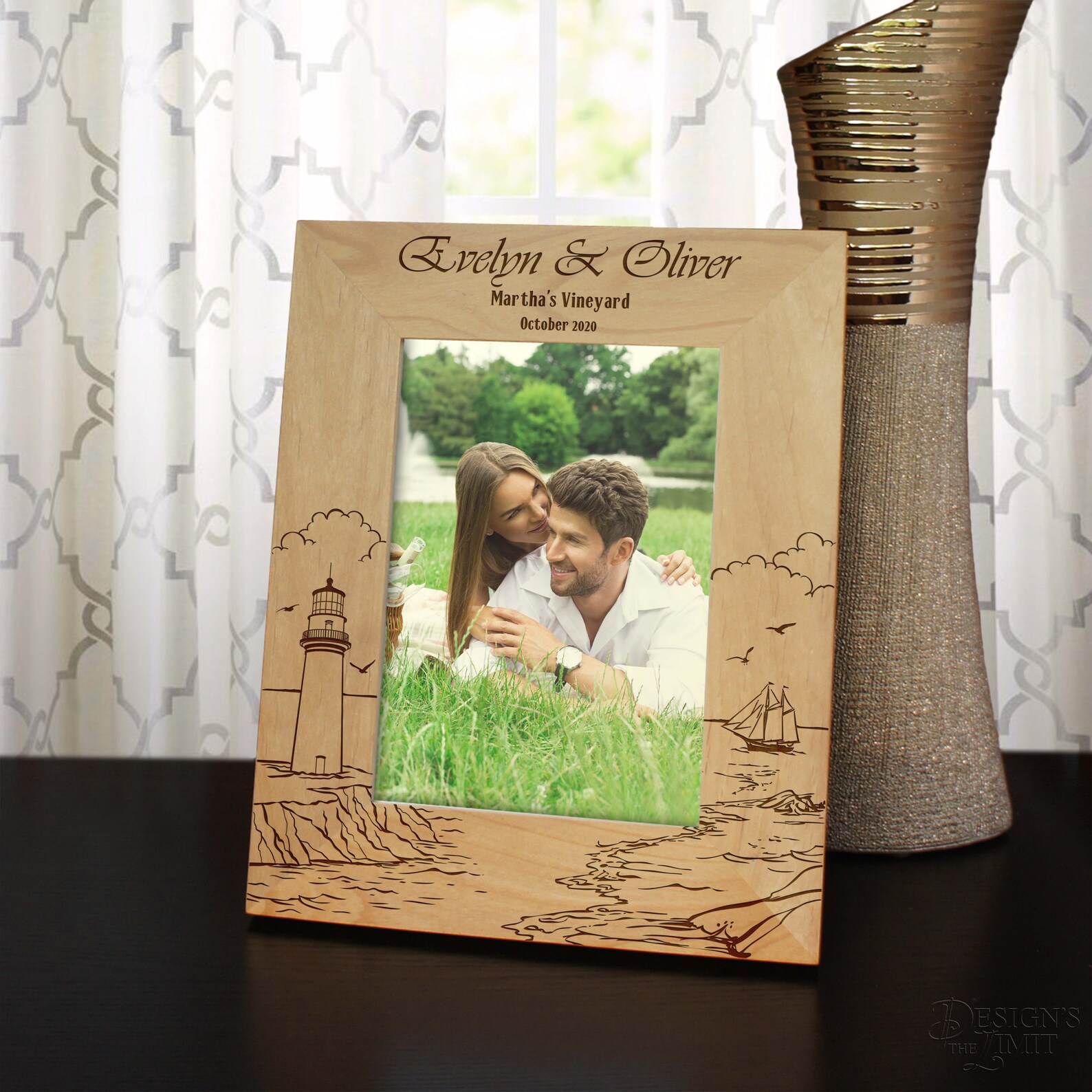 Mariner Inspired Personalized Picture Frame With Your Text and | Etsy