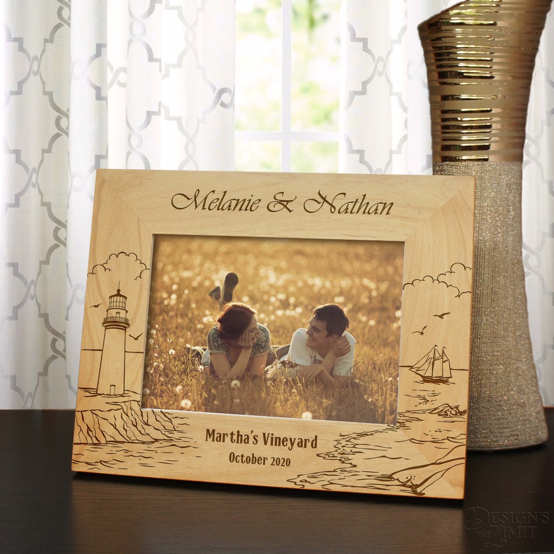 Mariner Inspired Personalized Picture Frame With Your Text and Choice ...