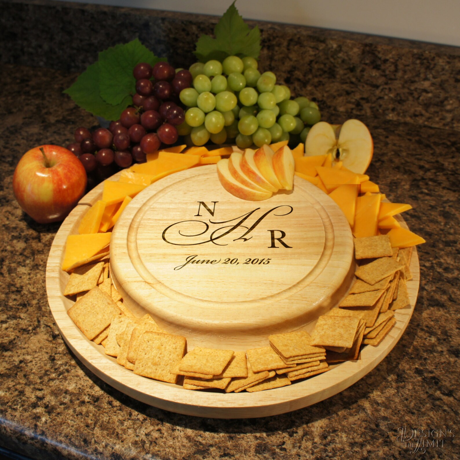 Personalized Serving Platter With Cheese Tool Set Engraved - Etsy