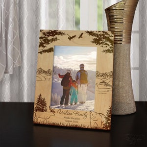 Alaskan Dream Vacation Personalized Picture Frame Engraved With Text ...