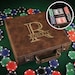 Personalized Poker Gift Set With Cards, Chips, & Dice Including ...