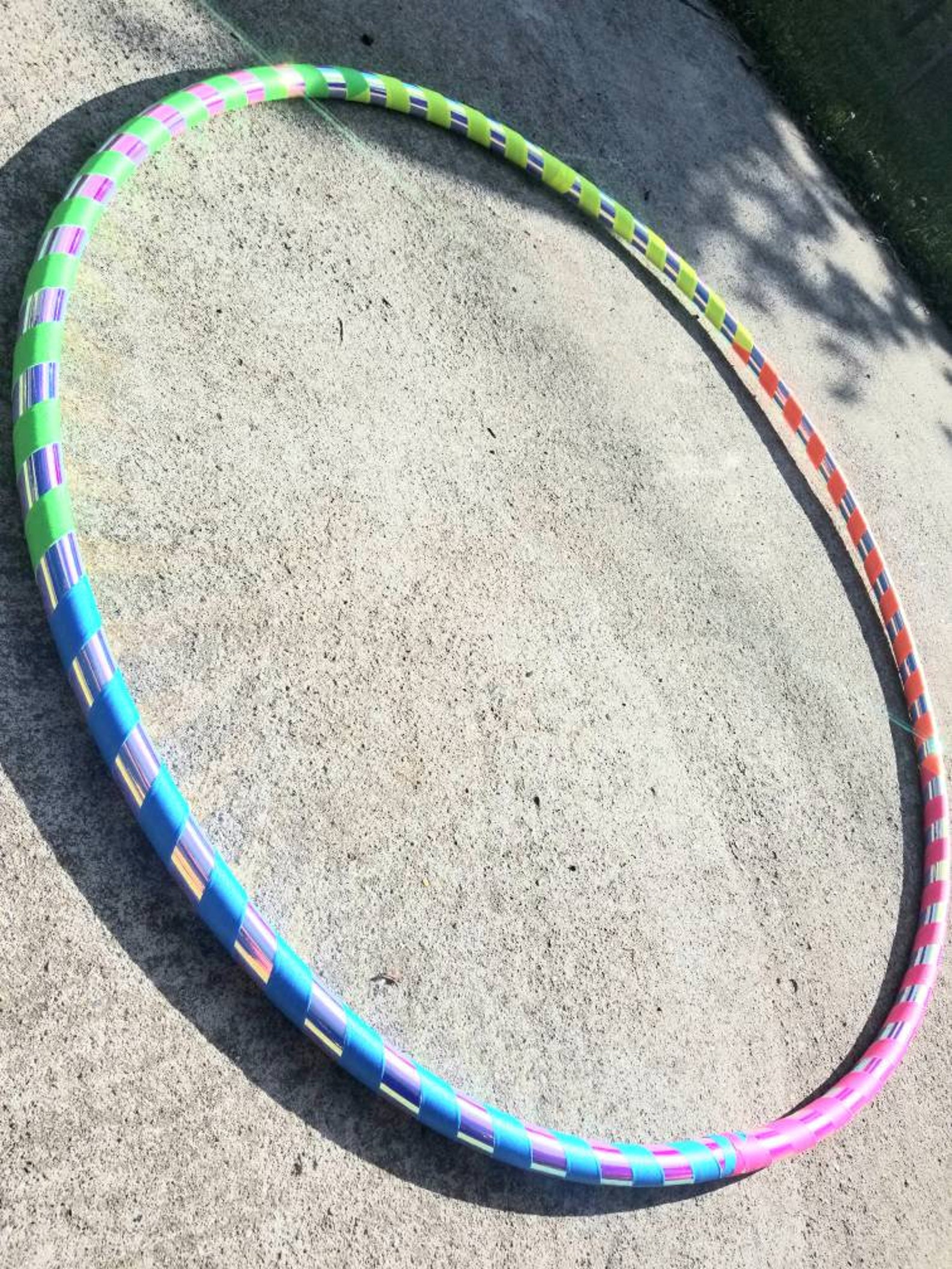 On-core Body Hoop ~ "uv Bright Indigo" Fitness Weight or Danceweight ...