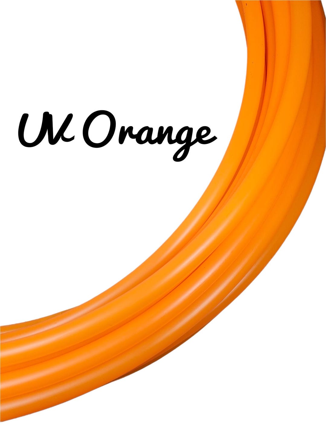 UV Orange Polypro Hoop ~ 5/8" or 3/4" Intermediate Hoop | Single | MTO ...