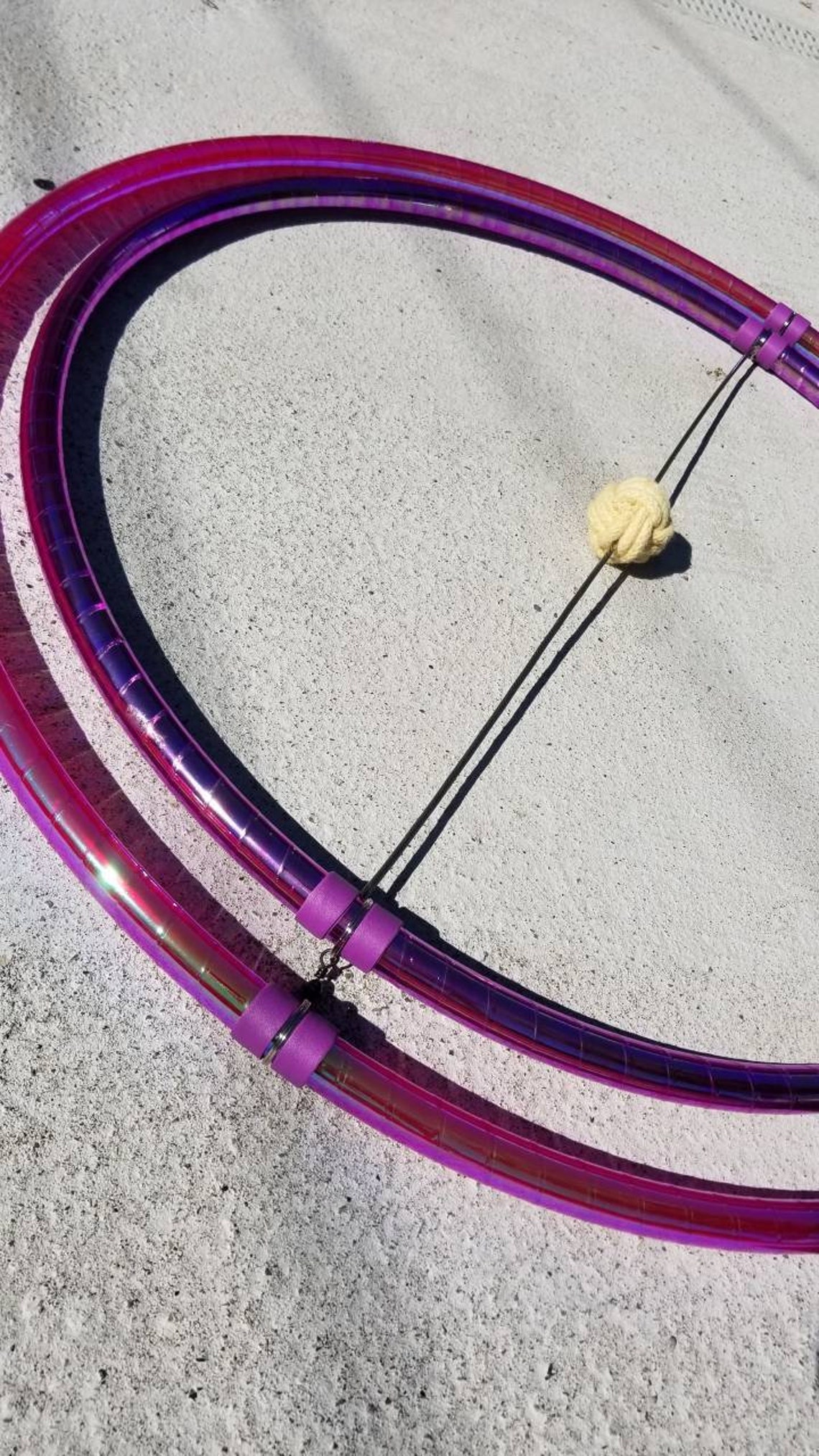 Fire Gyro Hooptaped Polypro Iso Wick Gimball Hoop/choose - Etsy