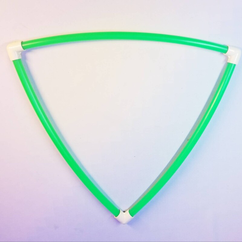 Triangle Hoops - Etsy
