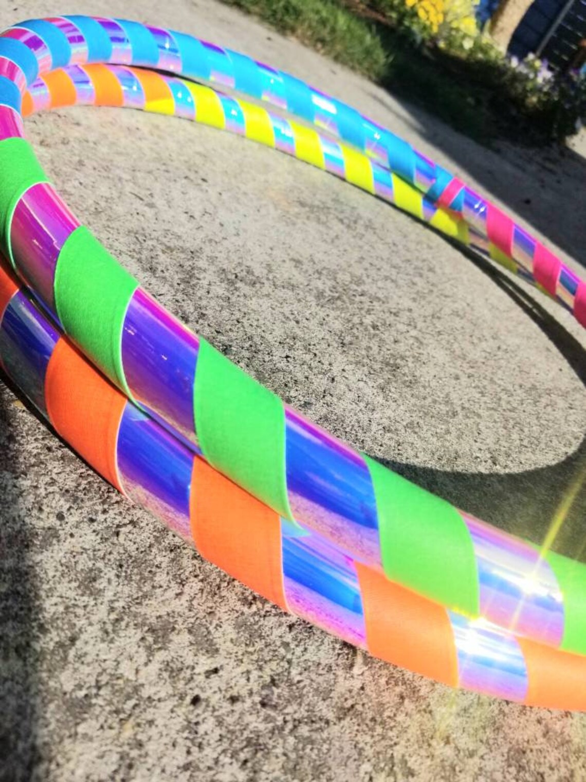 On-core Body Hoop ~ "uv Bright Indigo" Fitness Weight or Danceweight ...