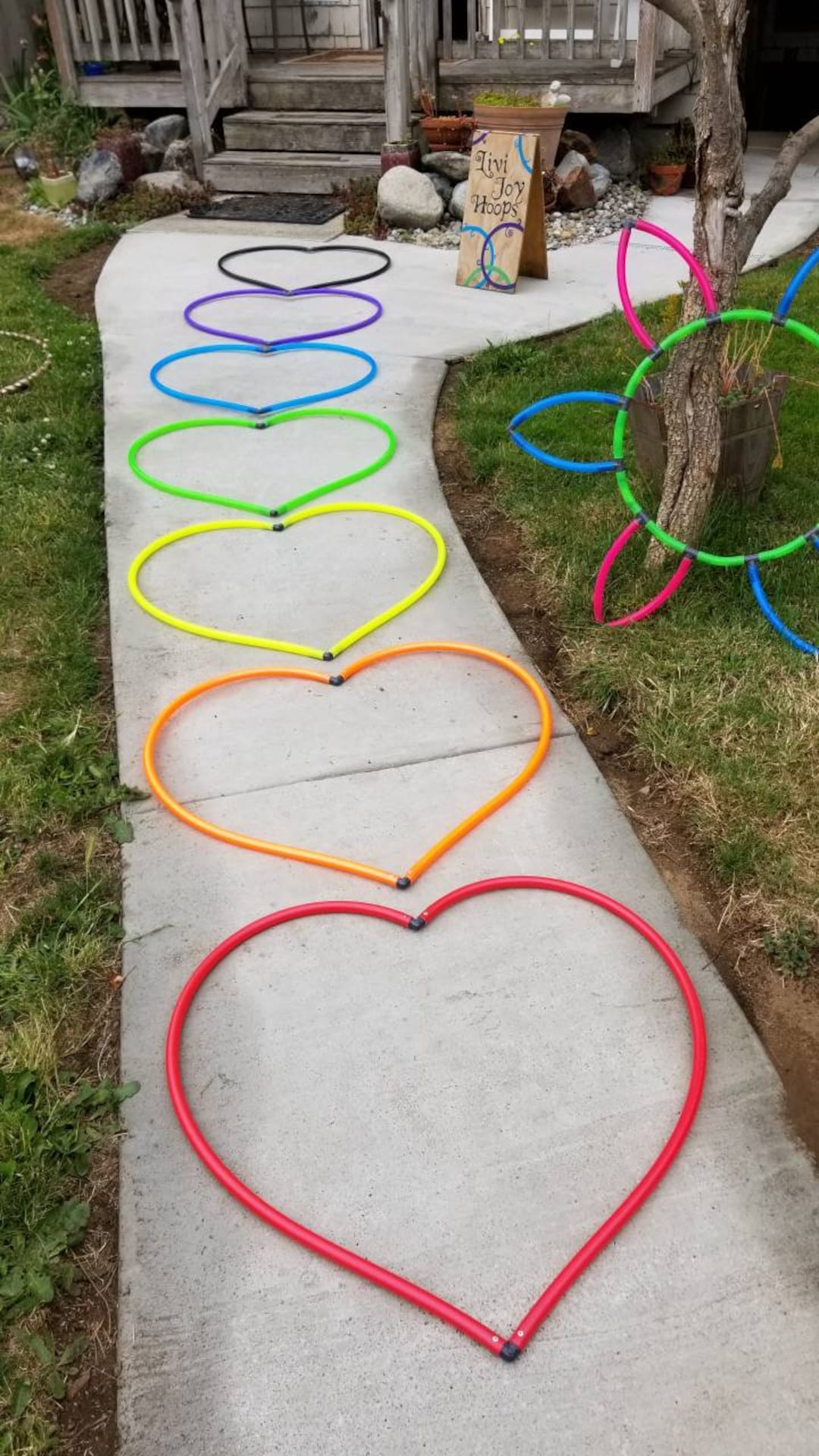 Heart Hoop ~ Heart Shaped Hula Hoop--polypro or Hdpe 3/4" Tubing - Etsy