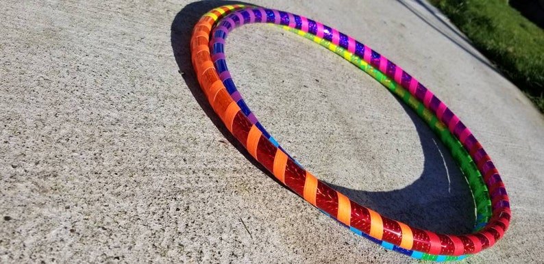 On-core Body Hoop ~ "rainbow Ombre" Fitness Weight or Danceweight ...