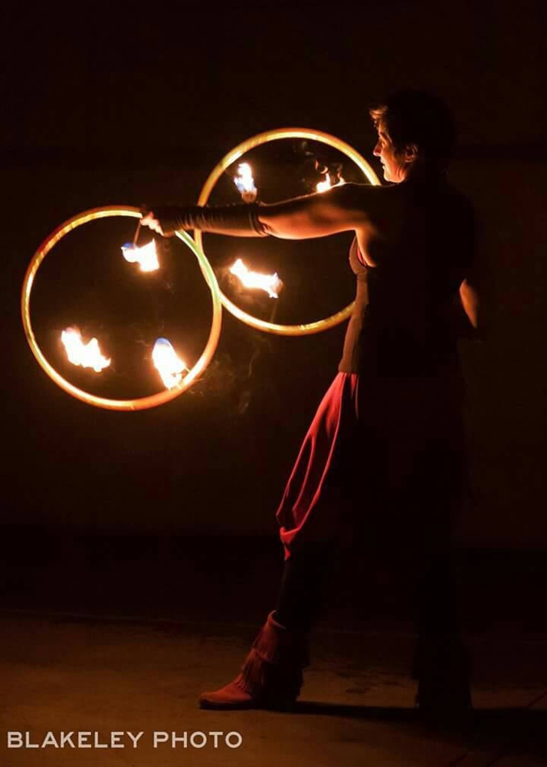 Mini Fire Hoops ~ Internal or External Wicks , Minis or Juggling Hoops ...