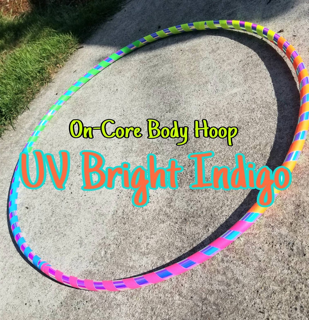 On-core Body Hoop ~ "uv Bright Indigo" Fitness Weight or Danceweight ...