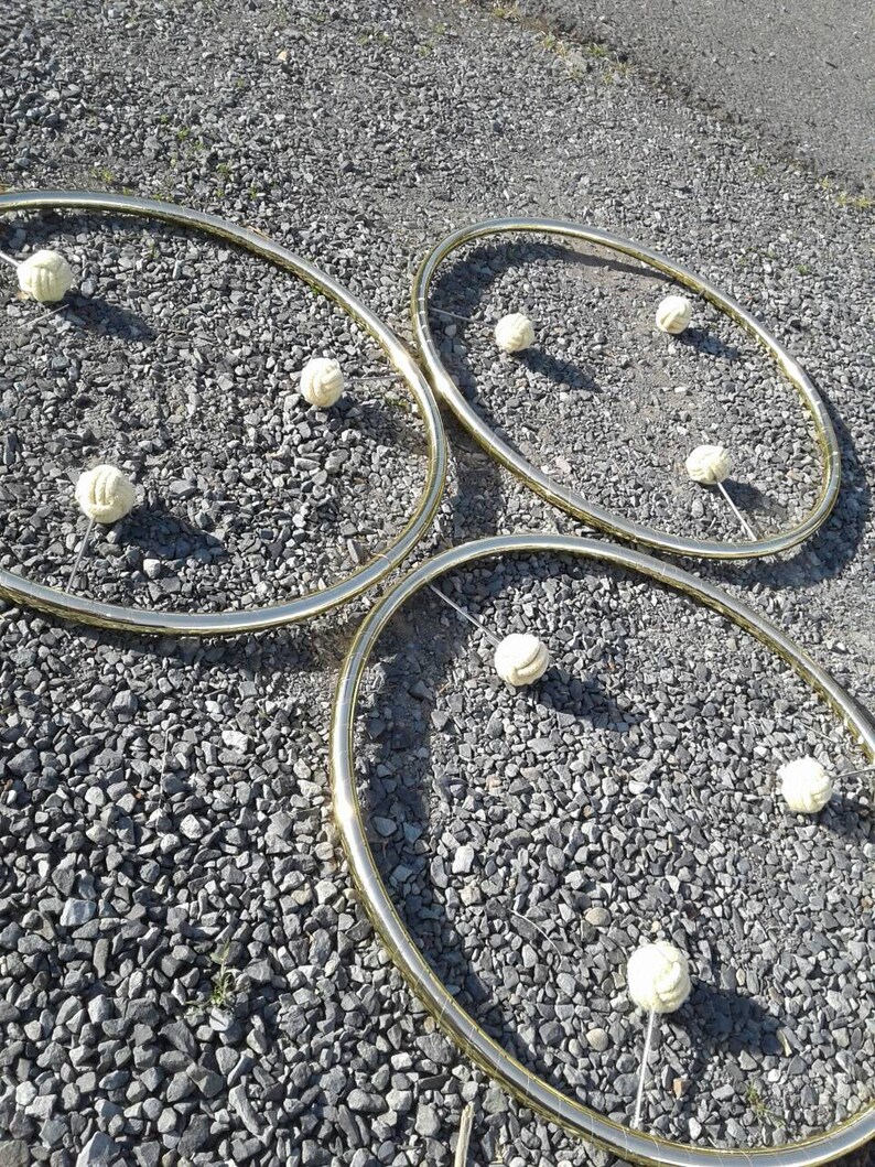 Mini Fire Hoops ~ Internal or External Wicks , Minis or Juggling Hoops ...