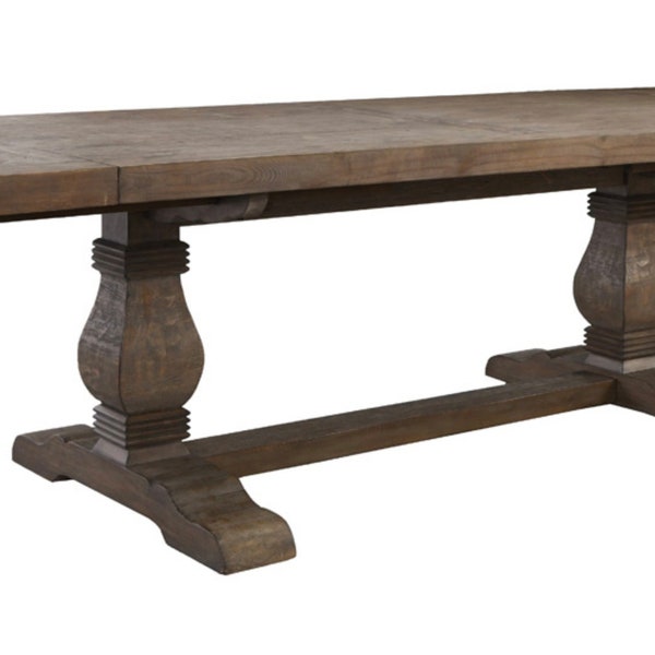 Wood Trestle Table Base - Etsy
