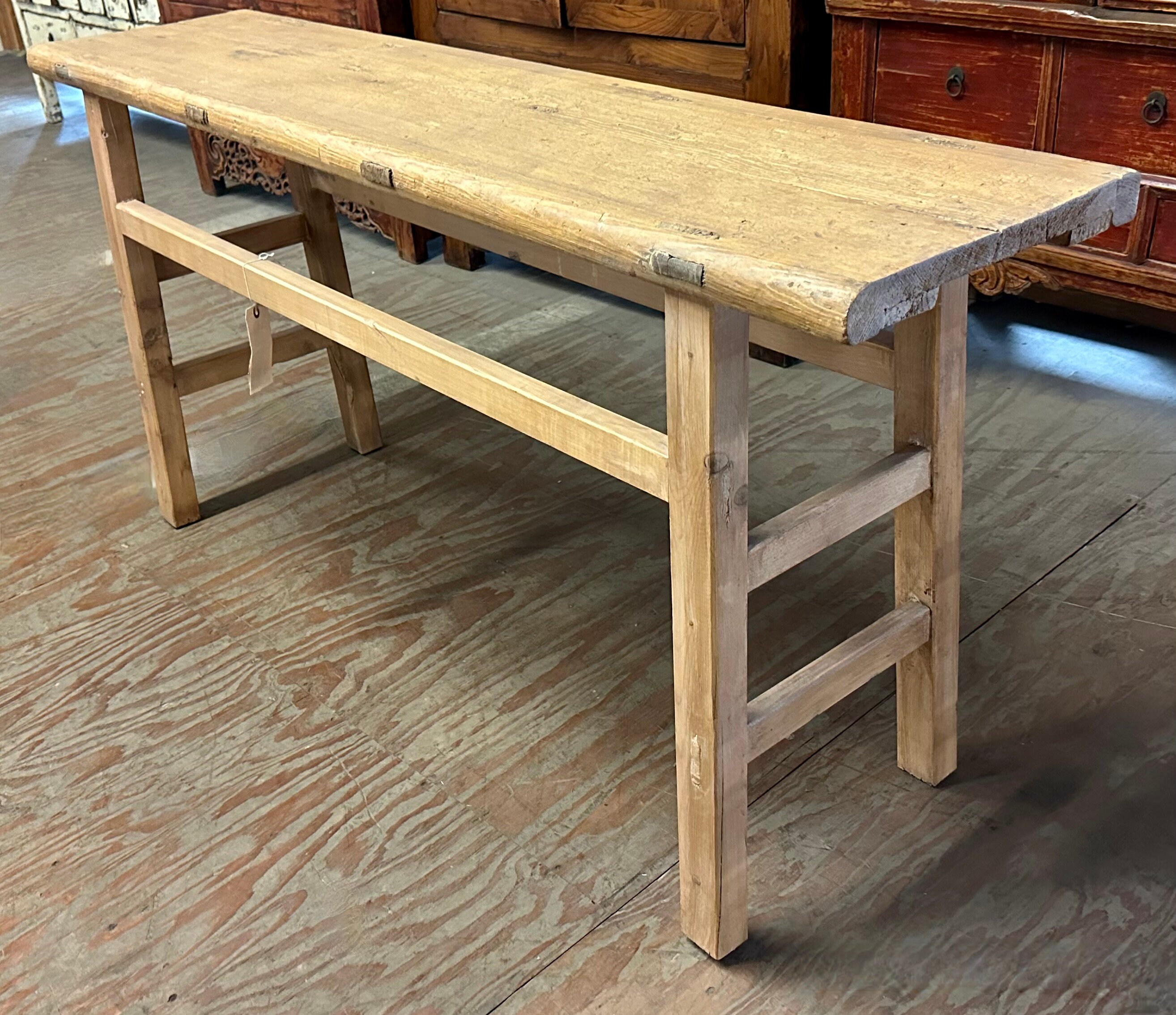 Reclaimed Pine Wood Console Table in Natural Finish From Terra Nova ...